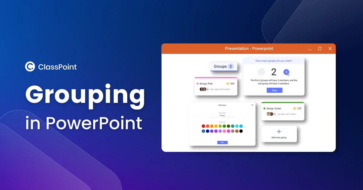 Grouping | ClassPoint